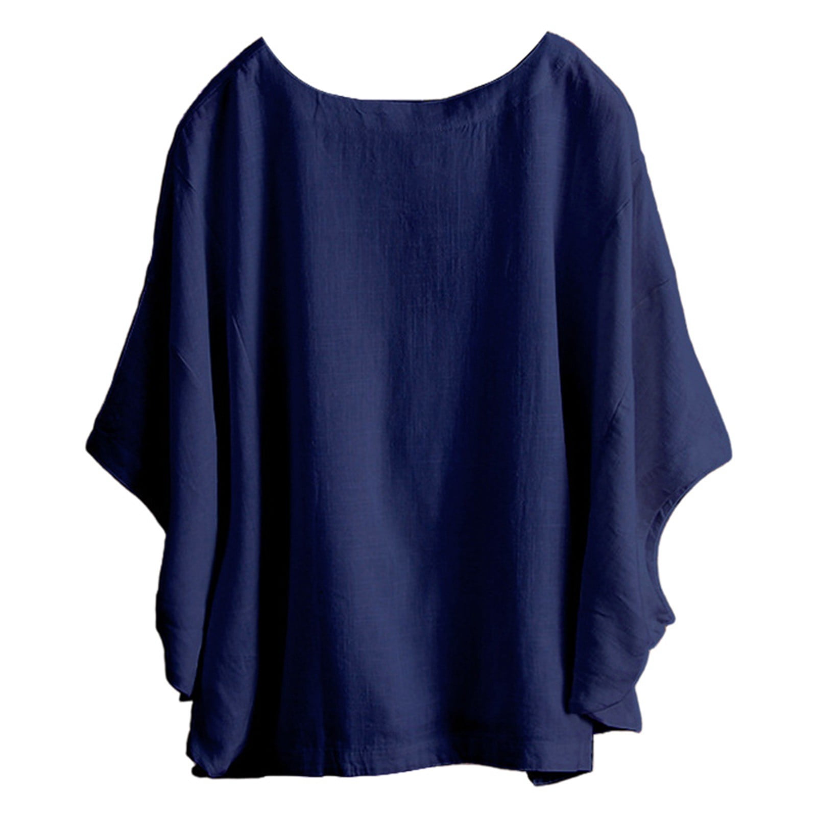 IWRICH T Shirts for Women Plus Size Half Sleeve Shirt Boho Loose Fit ...