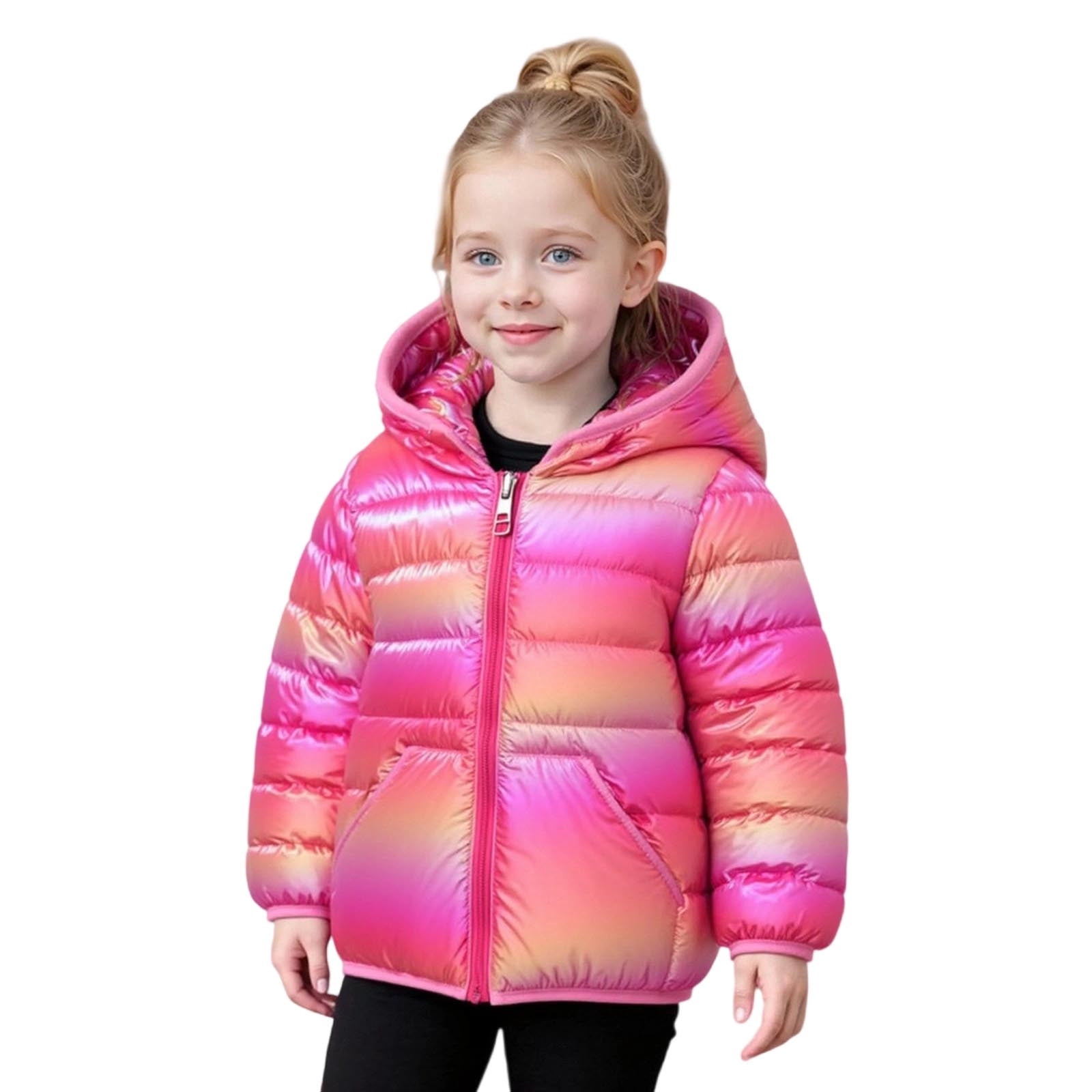 IWRICH Toddler Winter Coats Puffer Padded Jacket Baby Boys Girls down ...