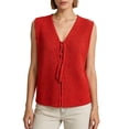 IWRICH Women's Summer Front Tie Tanks Tops Beach Vacation Spring ...