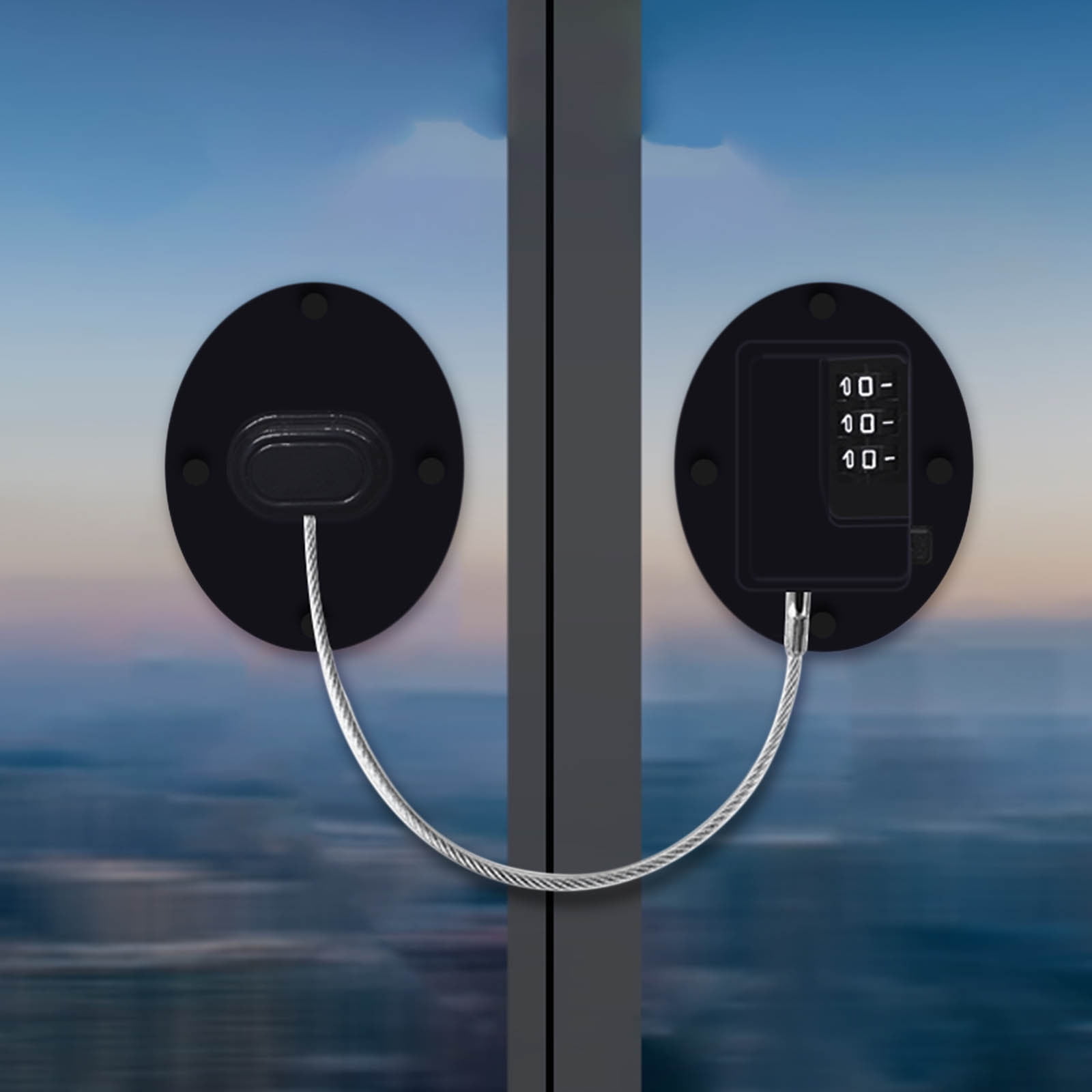 IWRUHZY Elliptical Refrigerator Lock , Heavy Duty Combination Fridge ...