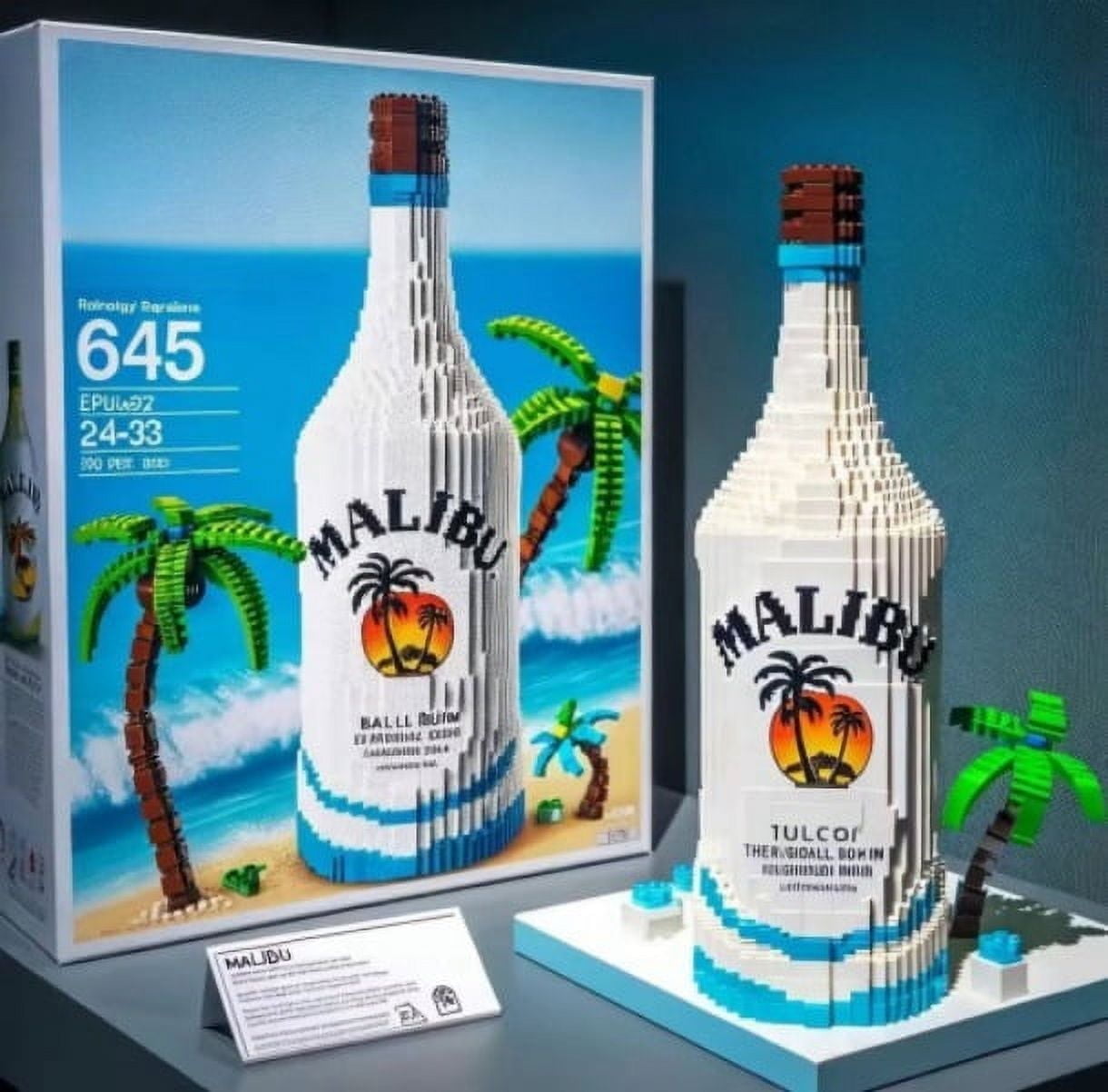 IWhiskey-Themed Building Blocks – DIY Vodka Rum Tequila Liqueur Bottle ...