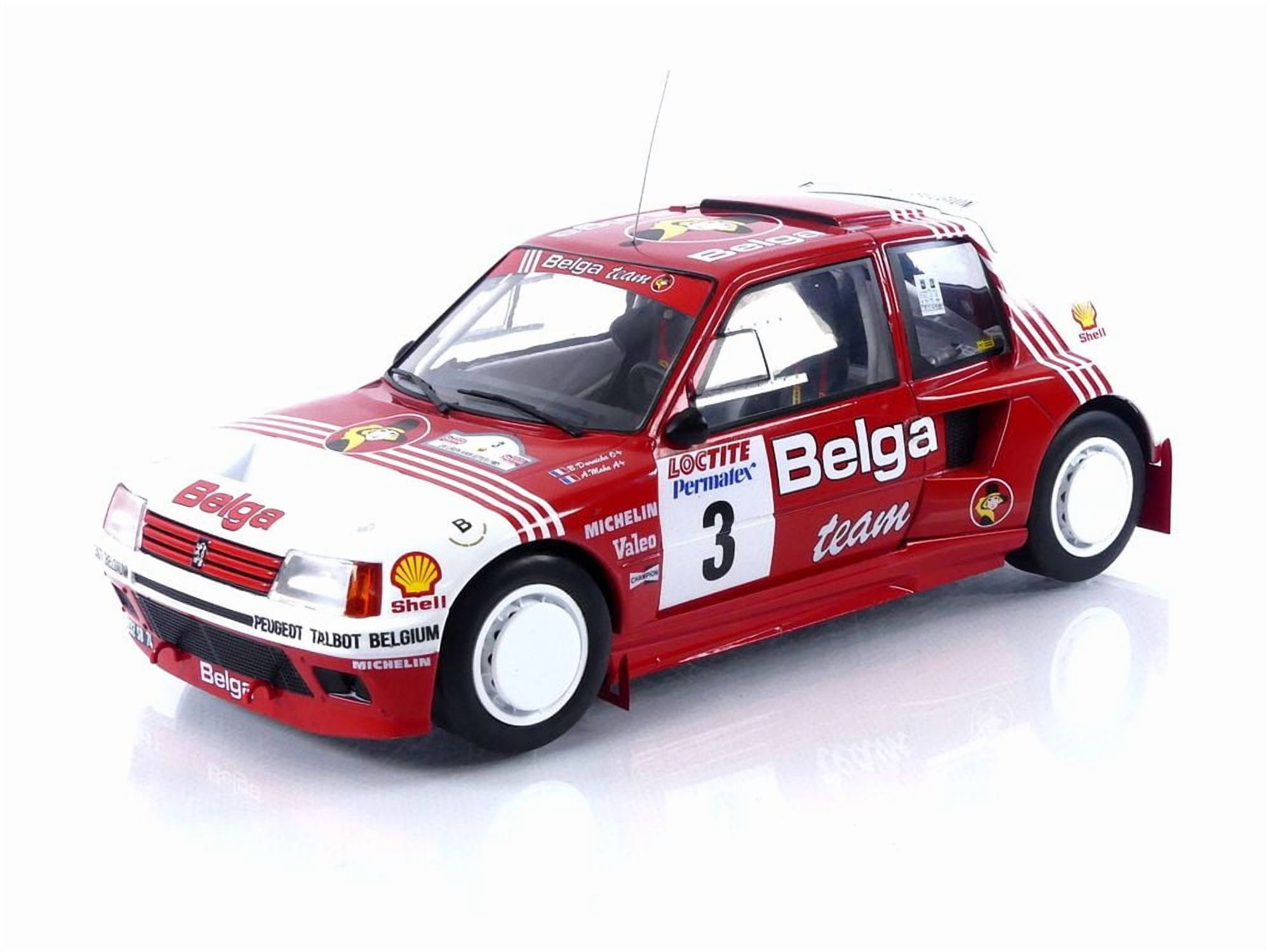 IXO 1/18 - PEUGEOT 205 T16 - Rallye Ypres 1985 - Walmart.com