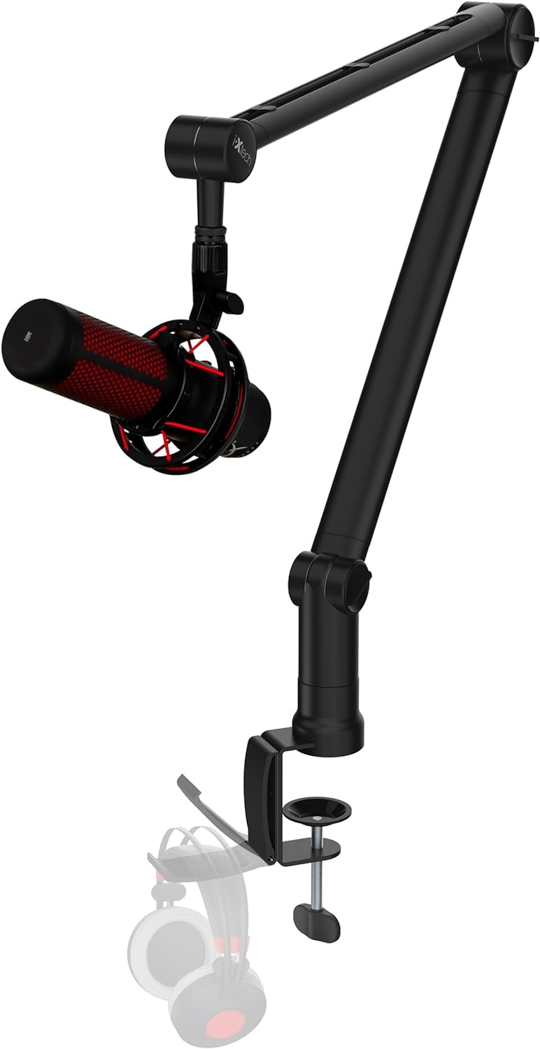 IXTECH Adjustable Microphone Boom Arm with Desk Mount, 4.5 lb - Walmart.com