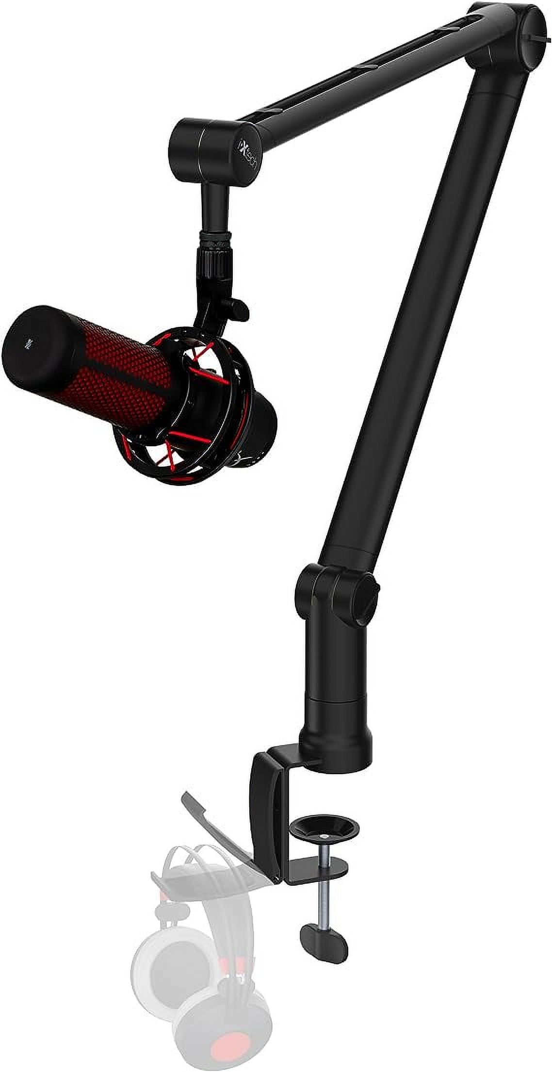 IXTECH Mic Stand Premium Boom Arm 360 Rotatable Microphone Arm Mic Boom ...