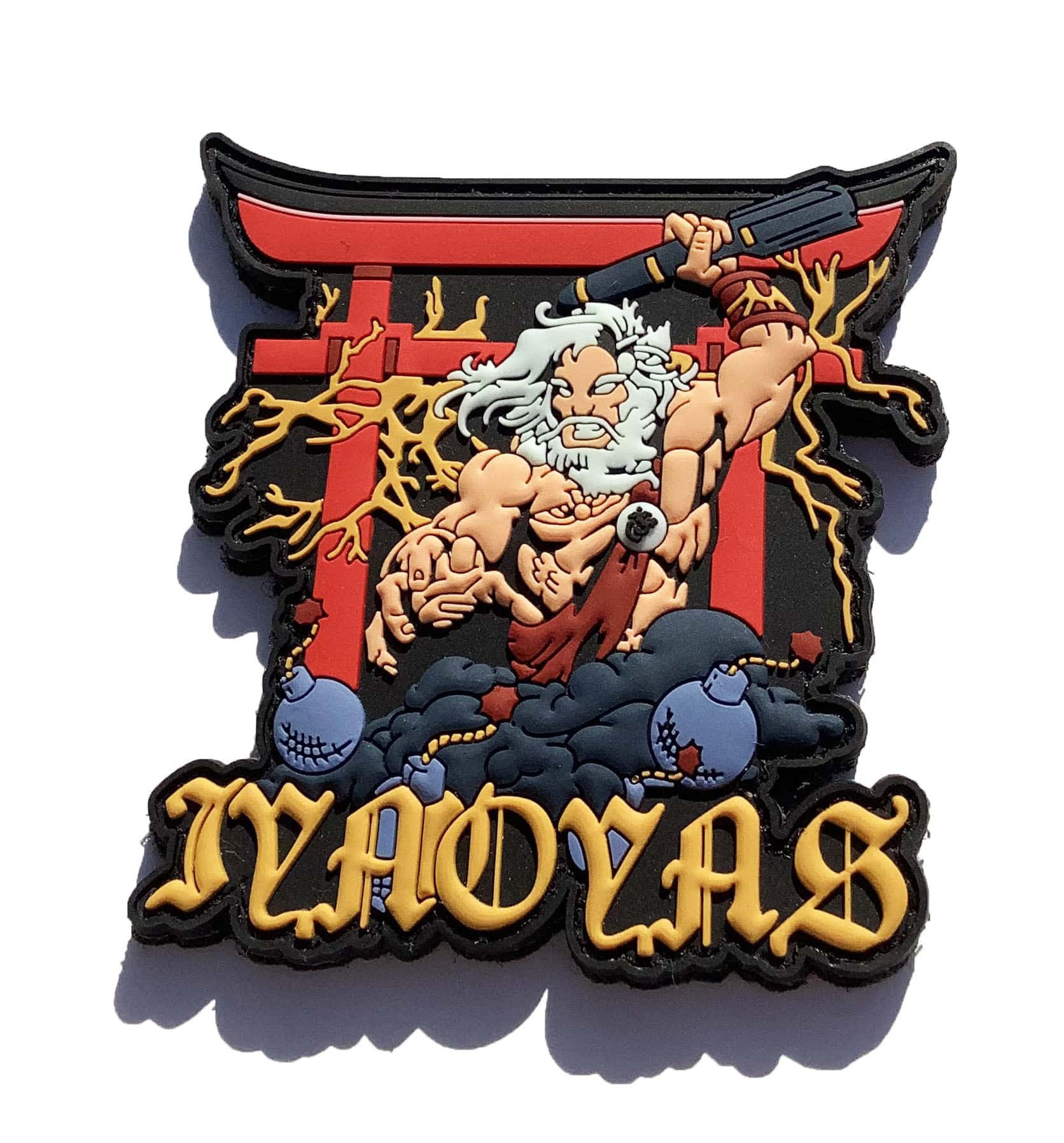 IYAOYAS Zeus PVC patch, Hook and Loop, 4 - Walmart.com