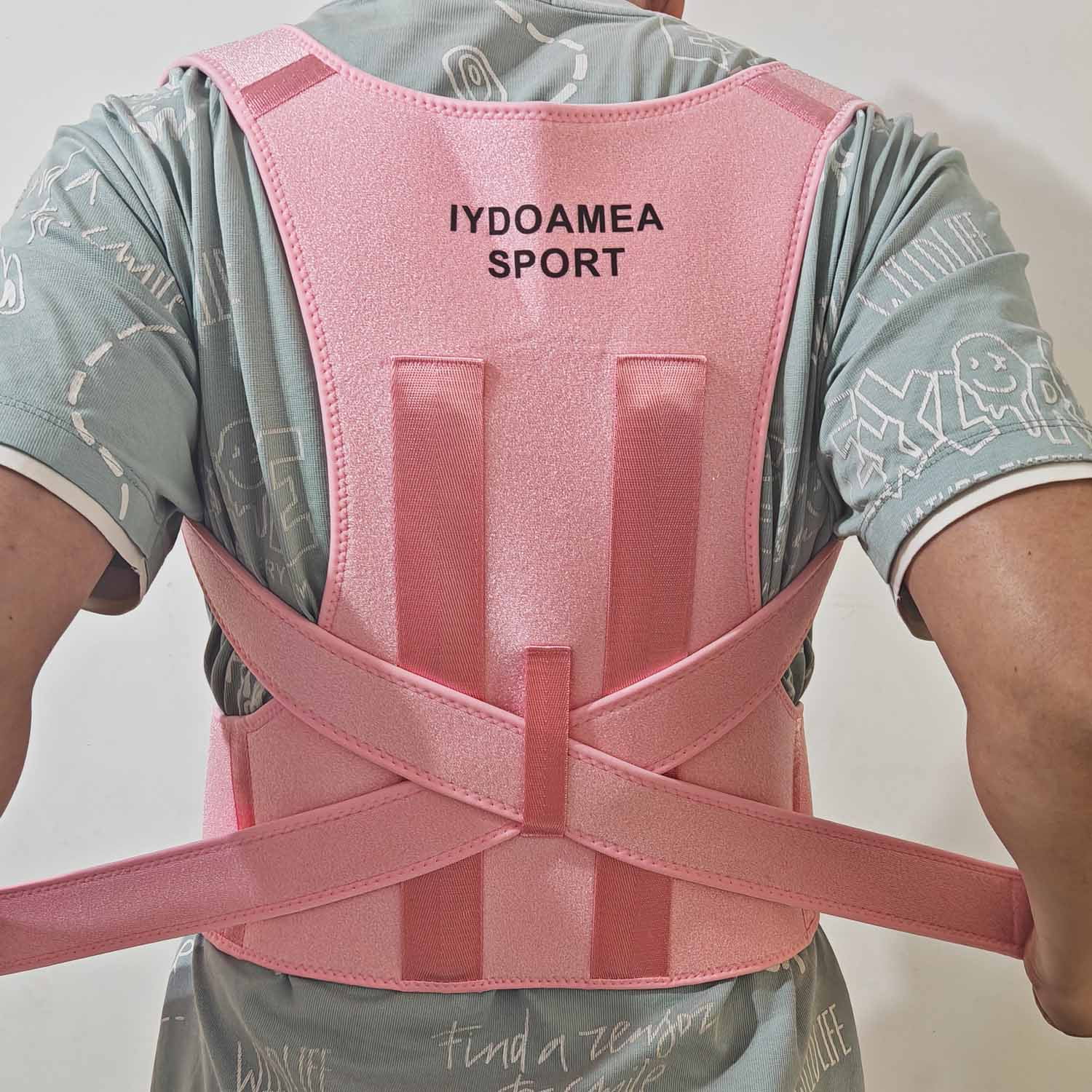 IYDOAMEA SPORT Back Brace Posture Corrector for Women and Men, Shoulder ...