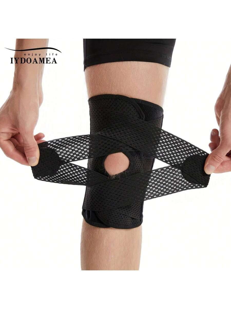 IYDoaMea IYDoaMea 1pc Knee Compression Wrap Brace, Breathable ...