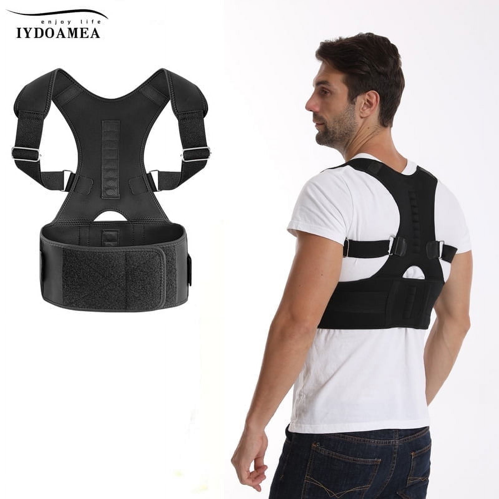 IYDoaMea Plus Size Back Brace Posture Corrector for Men and Women ...