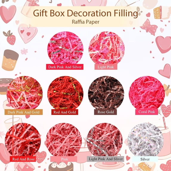 IYFFDFE-10 Pack 300g Crinkle Cut Paper Shred Filler for Packing and ...