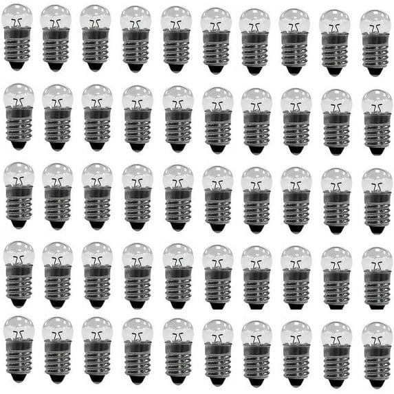 IYFFDFE-10x E10 Miniature Screw Base Light Bulbs 1.5V to 12V Flashlight ...