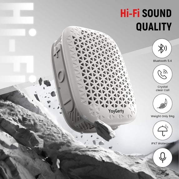 IYFFDFE-2025 Upgrade Wearable Bluetooth 5.4 Speaker, IPX7 Waterproof ...