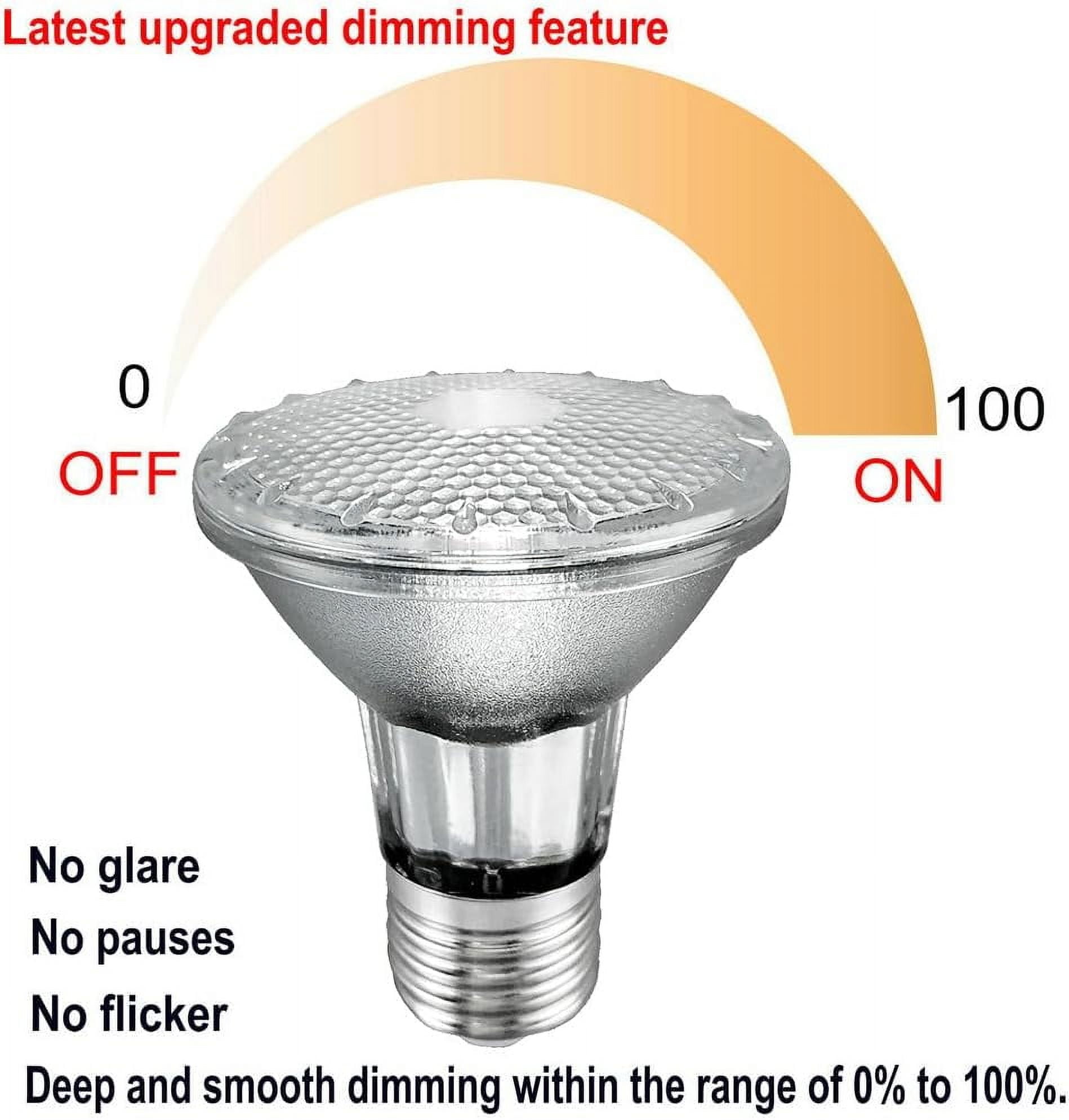 IYFFDFE-8W PAR20 LED Warm White 3000K Dimmable,Range Hood Light Bulbs ...