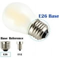 IYFFDFE-A15 Style Bulb Mini LED Globe Bulb, 2W Dimmable, 200Lm, E26 ...