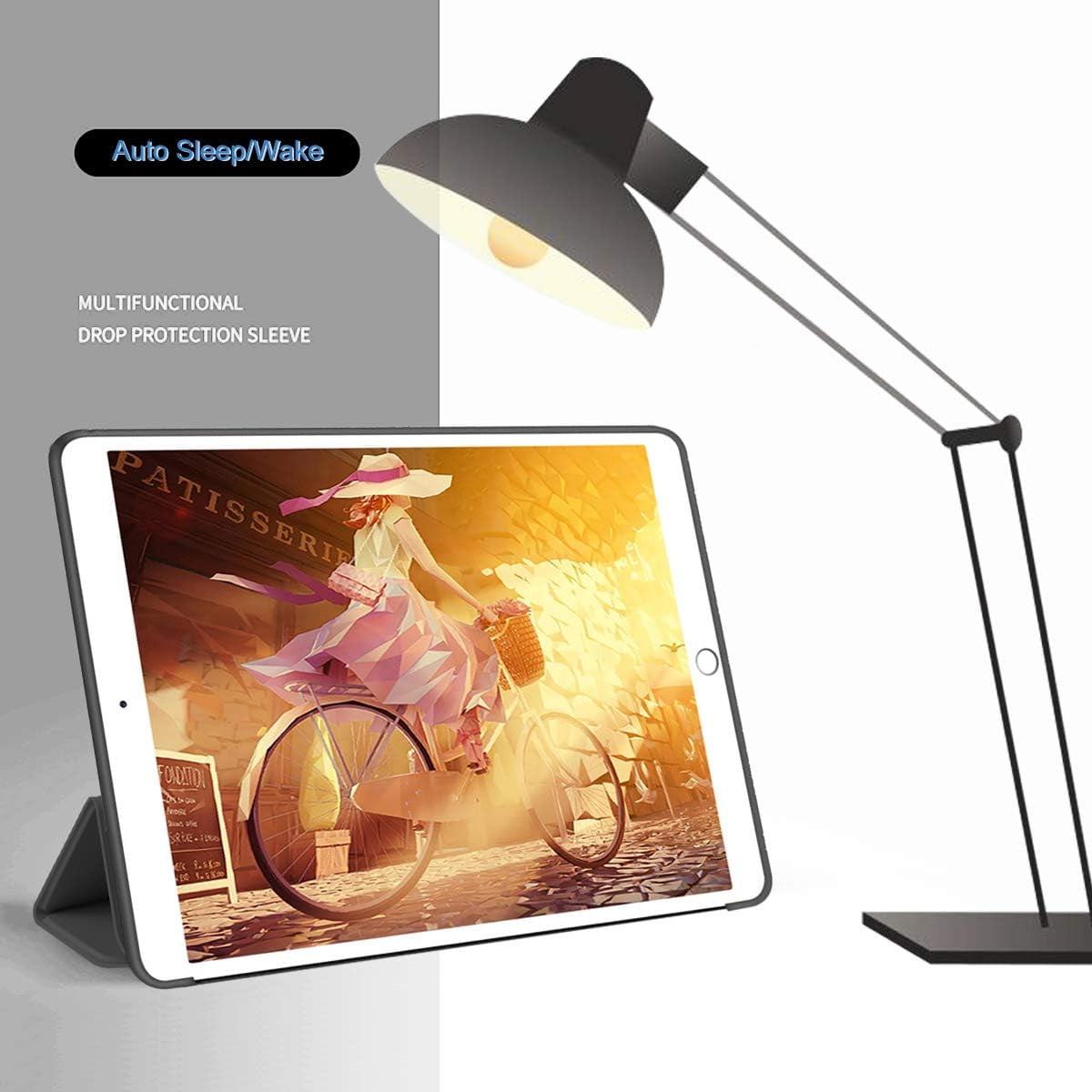 IYFFDFE-Aoub Case for iPad mini 1/2/3, Ultra Slim Lightweight Trifold ...