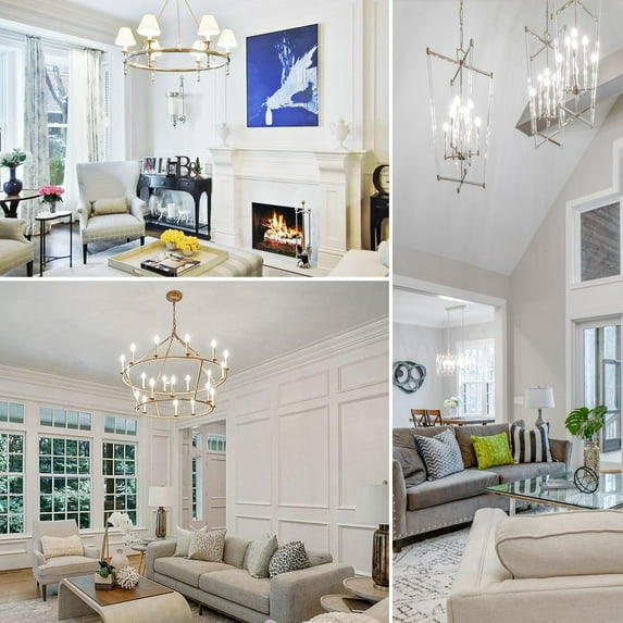 IYFFDFE-B11 LED Filament Bulb E26 Candelabra Medium Base 5000K Daylight ...