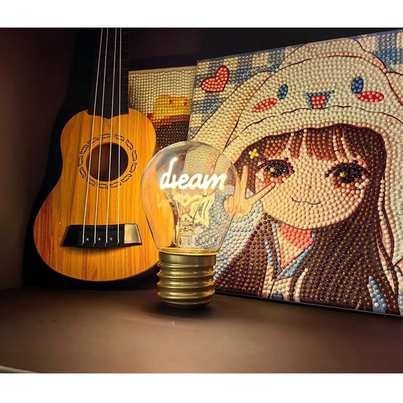 IYFFDFE-Battery Operated Cordless Edison Light Bulb, Rechargable LED ...