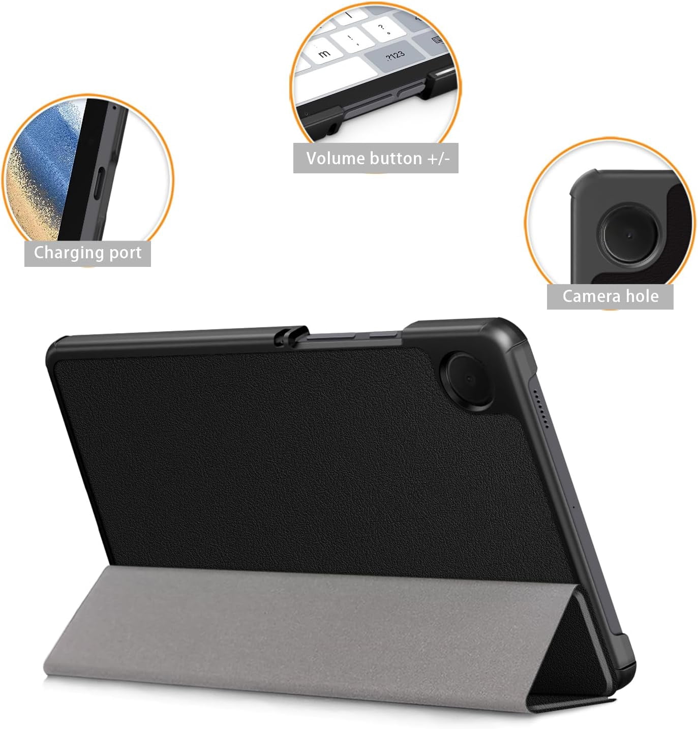 IYFFDFE-Case for Samsung Galaxy Tab A9 8.7 Inch 2023 SM-X110/X115/X117 ...