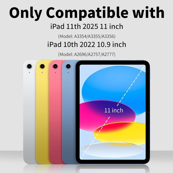 IYFFDFE-Case for iPad (A16) 11th Generation 11 Inch 2025 / iPad 10th ...