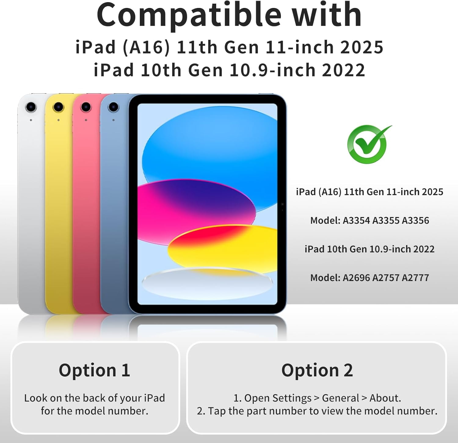 IYFFDFE-Hybrid Slim Case for iPad (A16) 11th Generation 11 Inch (2025 ...