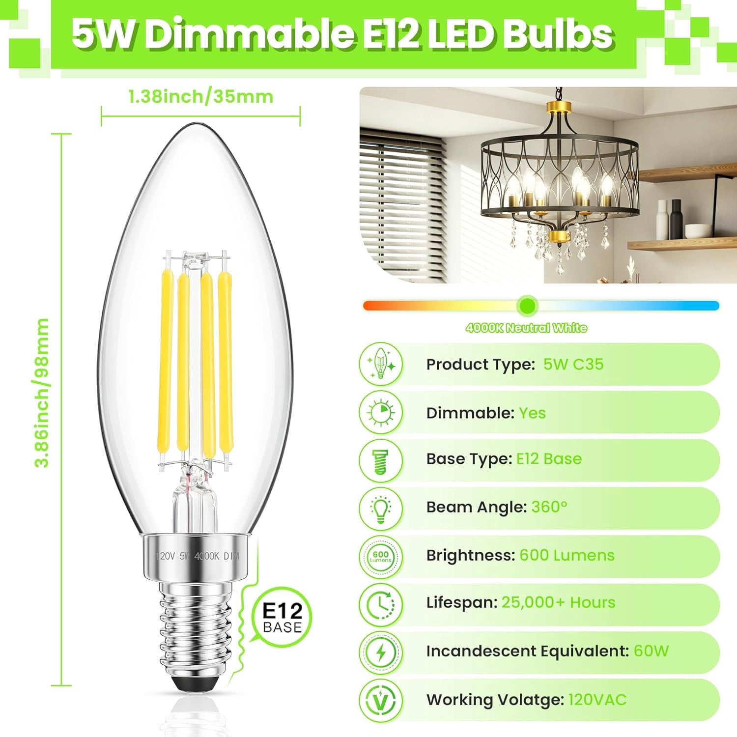 Cree Candle Bulb