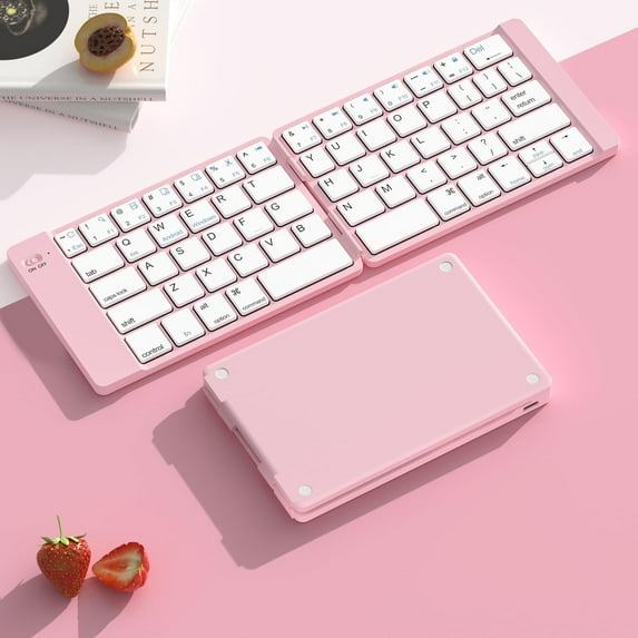 IYFFDFE-Foldable Bluetooth Keyboard - Portable Keyboard with Storage ...