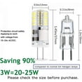 IYFFDFE-G4 3W LED Bulb, 30W T3 Halogen Bulb Equivalent, AC/DC 12V ...