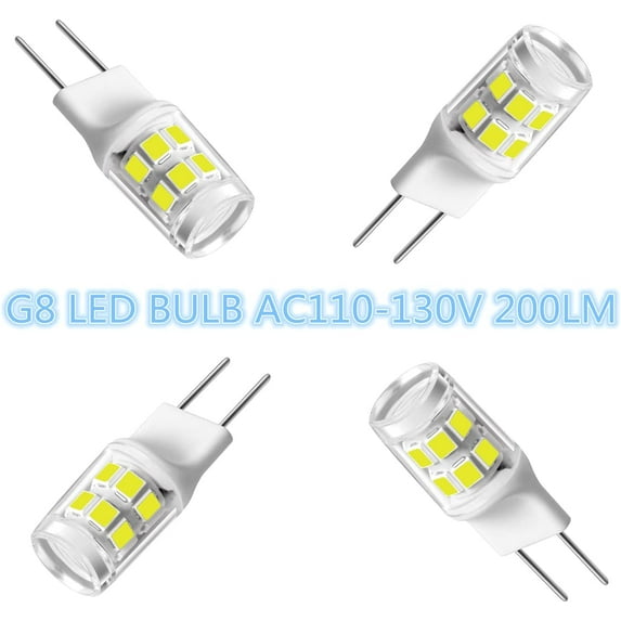 IYFFDFE-G8 LED Bulb 2W Equivalent to 20W Halogen Bulb, T4 JCD Type Two ...