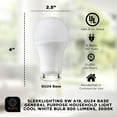 IYFFDFE-GU24 LED Light Bulb, 2 Prong Light Bulb - Dimmable,9 WATT ...