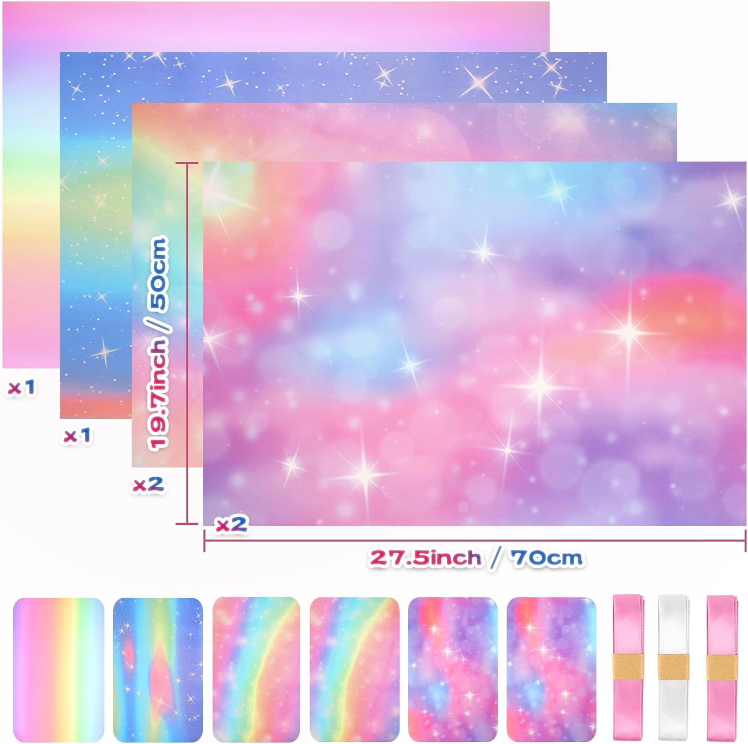 IYFFDFE-Girls Wrapping Paper Birthday Gift Wrap Set,Birthday Gift ...