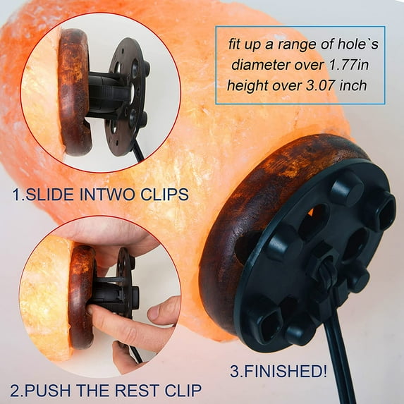 IYFFDFE-Himalayan Salt Lamp Cord Replacement with Dimmer Switch and E12 ...