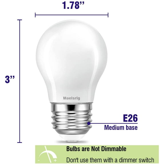 IYFFDFE-LED Appliance Bulb, 40W Equivalent, Range Hood Light Bulbs ...