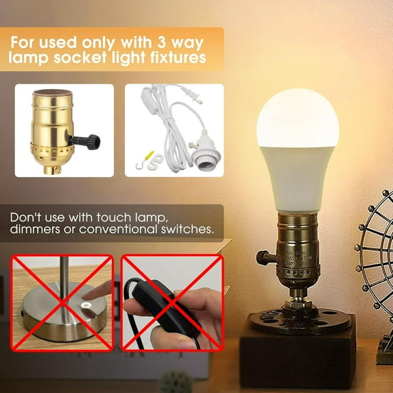 IYFFDFE-LED Light Bulbs, 3 Way LED Light Bulbs 50 100 150W Equivalent ...