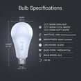 IYFFDFE-LED Three-Color Selectable Intellibulb - A23 with an E26 Medium ...