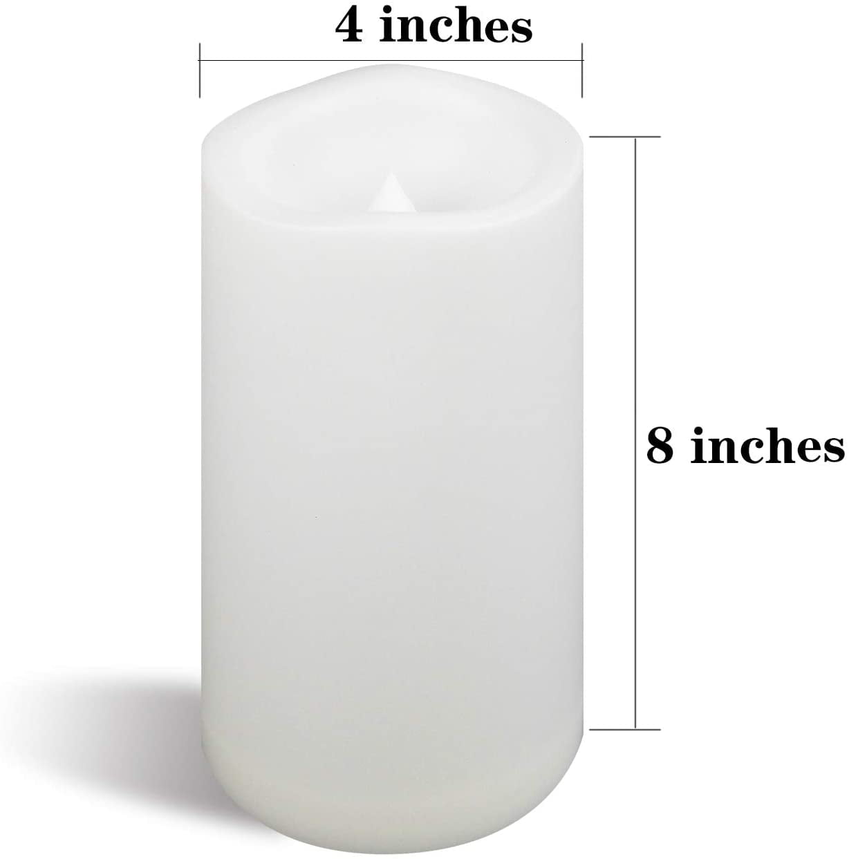 IYFFDFE-Outdoor Waterproof Battery Operated Flameless Candle Remote ...