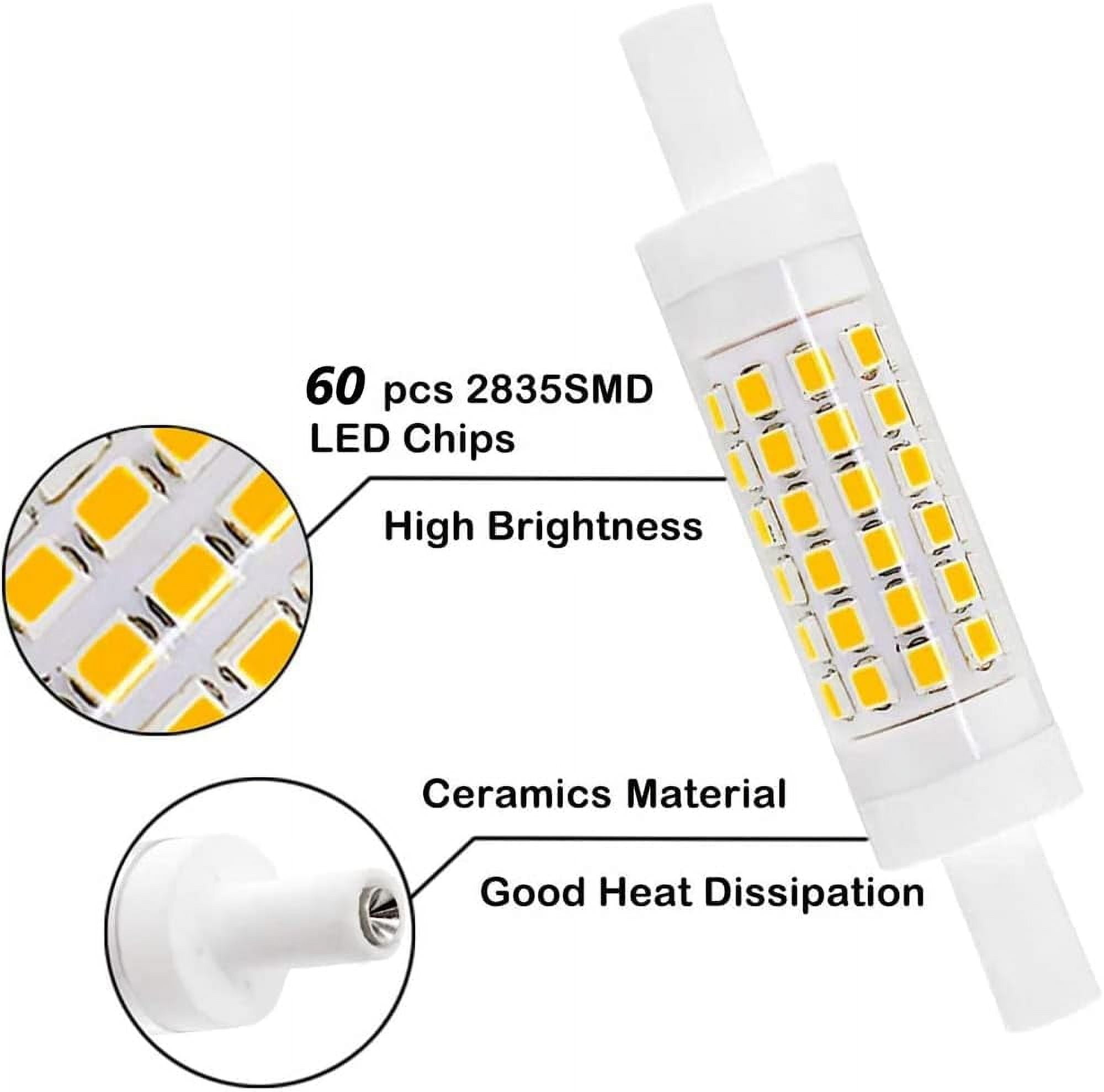 IYFFDFE-R7S 78mm LED Bulb 5W, Dimmable J Type Double Ended Flood Light ...
