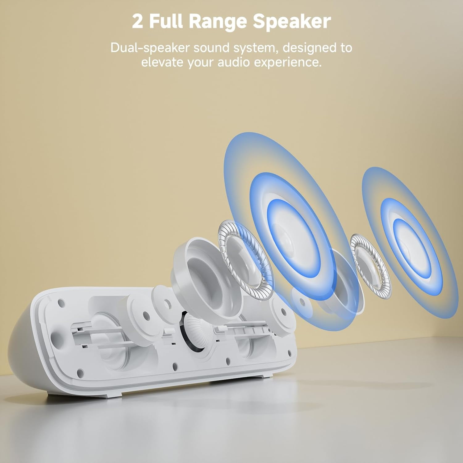 IYFFDFE-R90 Bluetooth Computer Speakers for Desktop, USB Powered 3.5mm ...