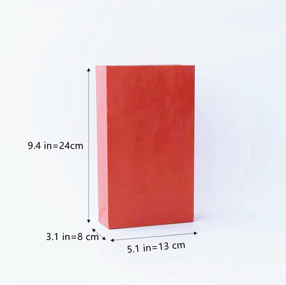IYFFDFE-Red and Blue Party Gift Paper Bag 5.1 x 3.1 x 9.4 inches for ...