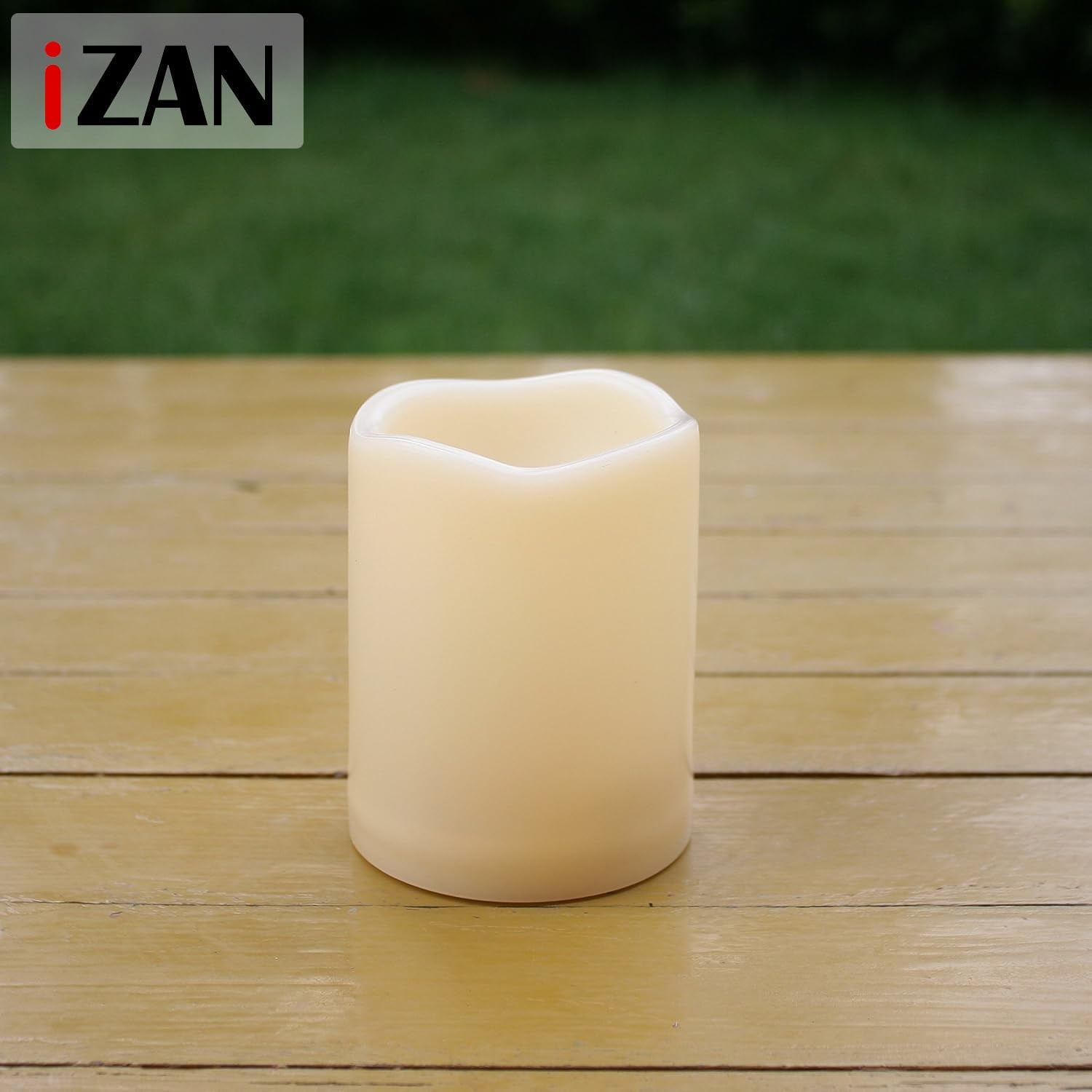 IYFFDFE-Set of 1 Outdoor Flameless LED Candle with Timer - Waterproof ...