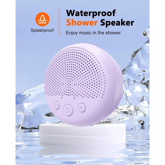IYFFDFE-Shower Speaker, Bluetooth Waterproof Speaker Wireless, Portable ...