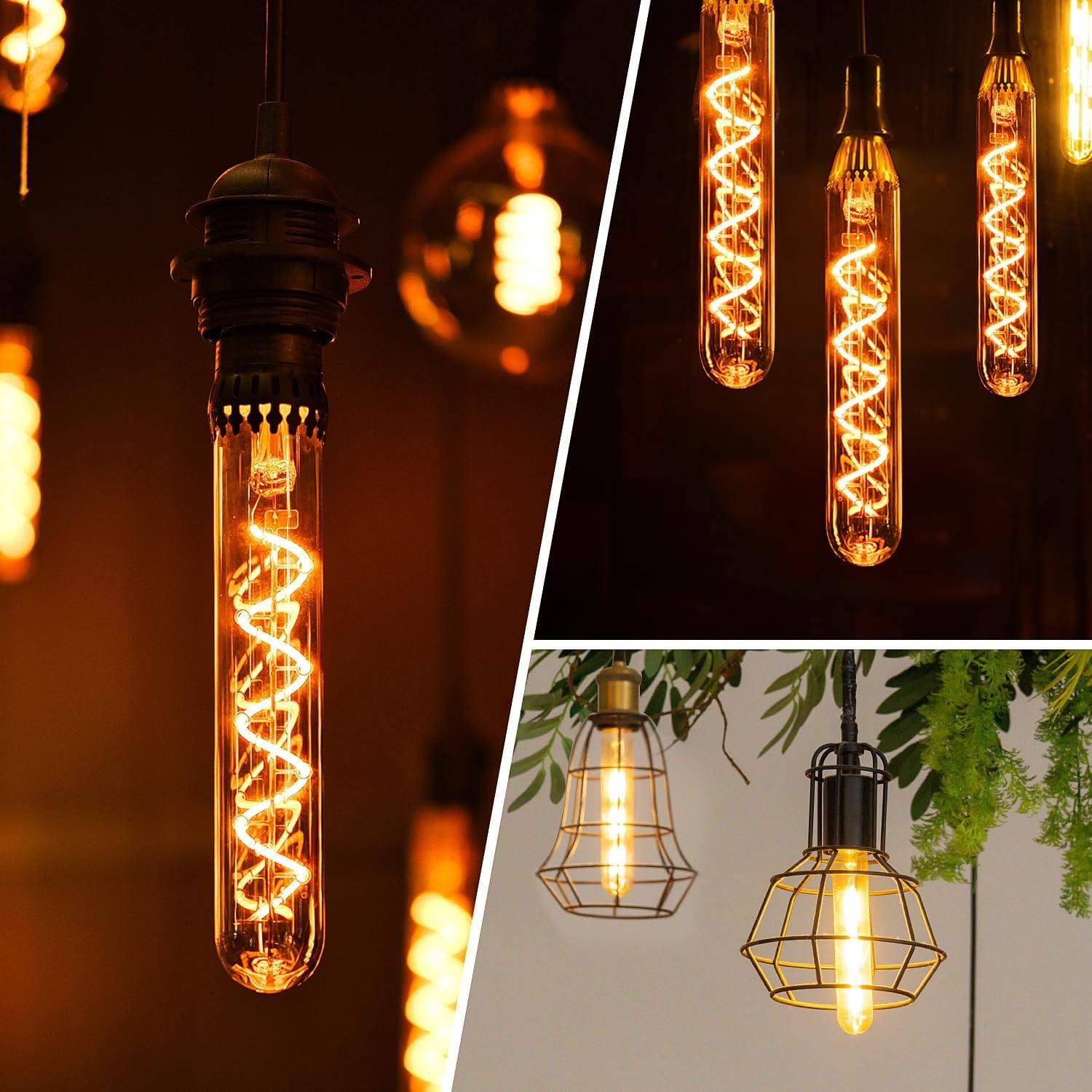 IYFFDFE-T10 Long Tubular Light Bulb 30Watt,E26 LED Bulbs Equivalent ...