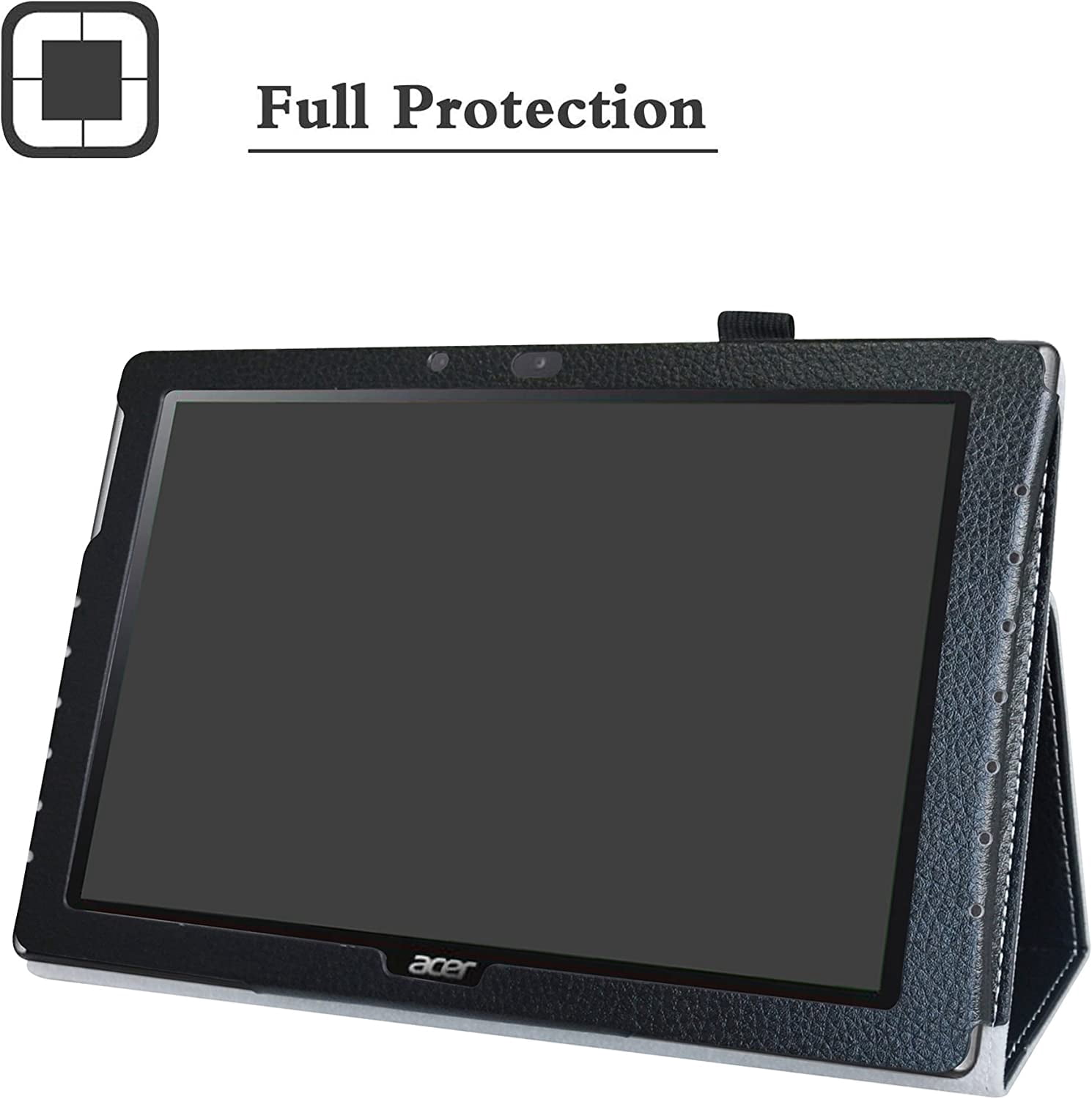 IYFFDFE-Tablet Case for Acer Iconia One 10 B3-A40, PU Leather Slim ...