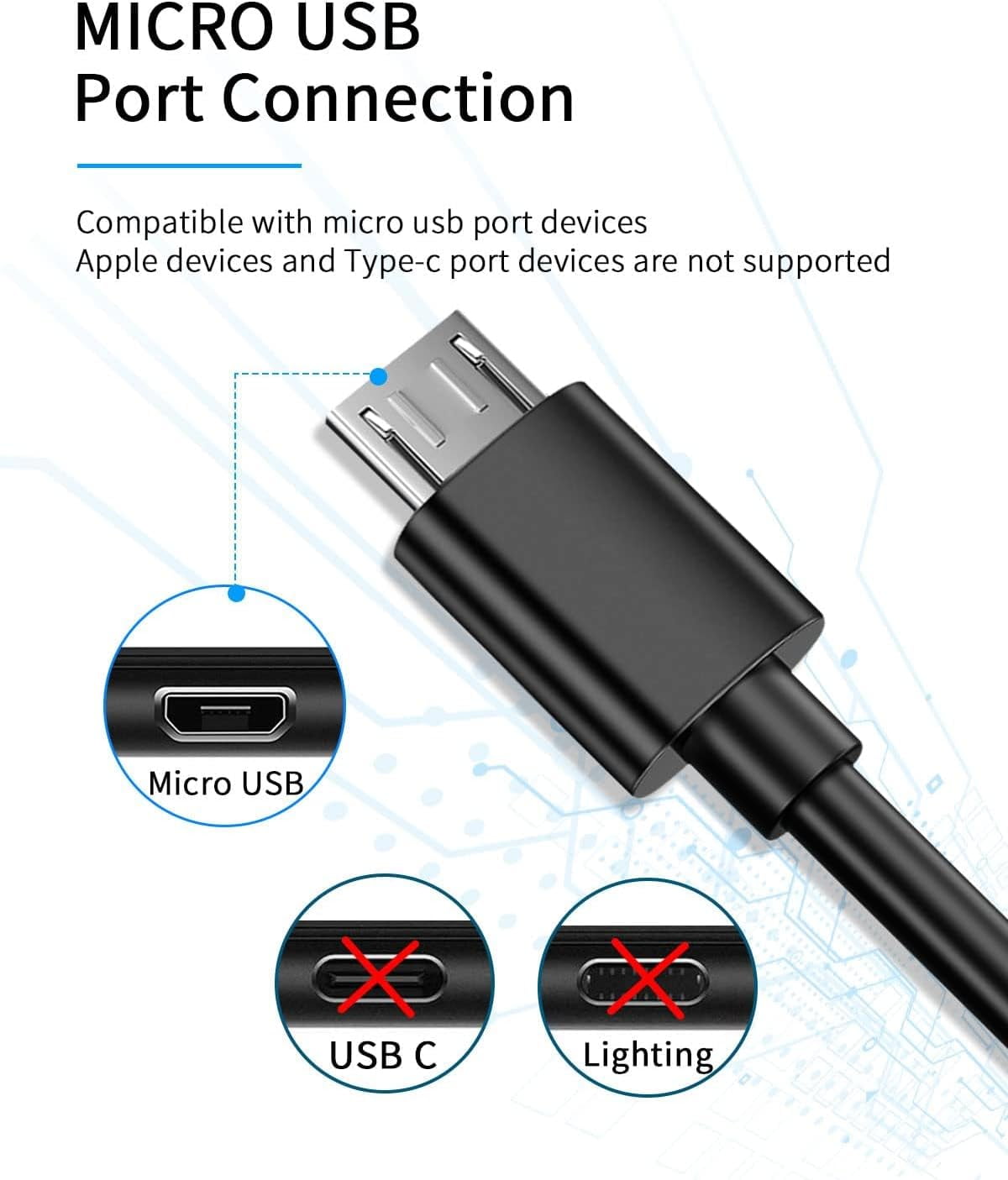 IYFFDFE-USB Fast Charger Charging Cable Compatible with for Anker ...