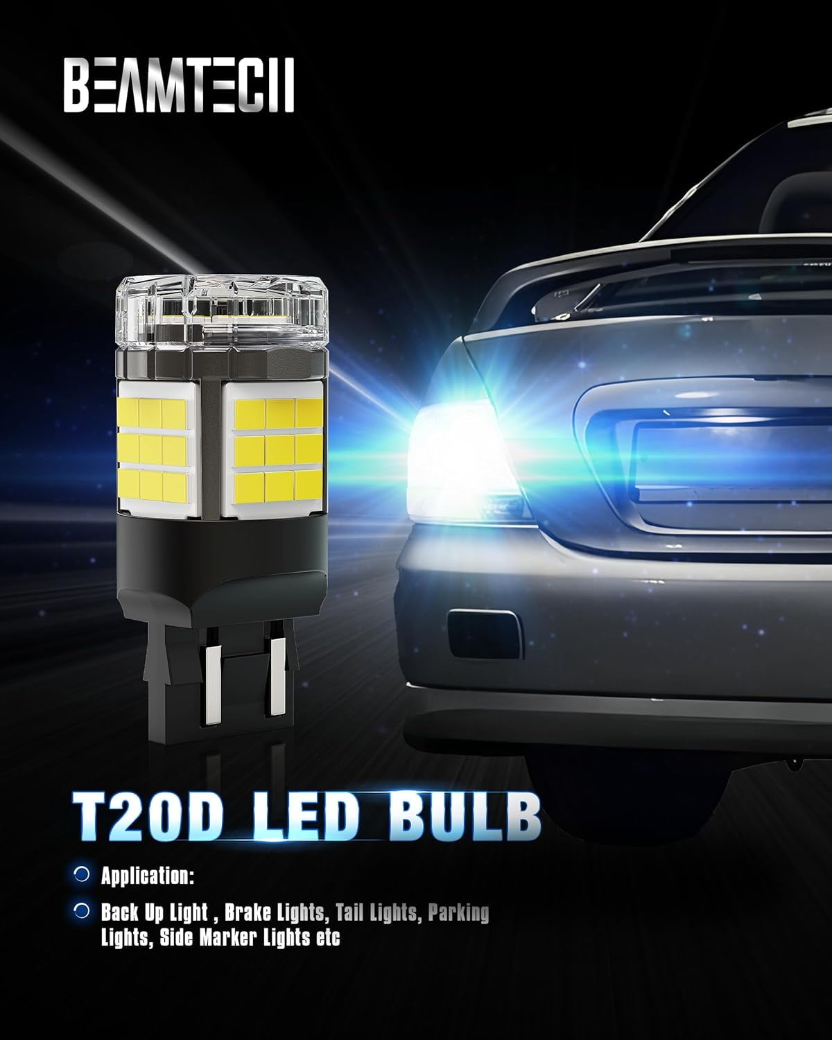 IYFFDFE-Upgraded 7440 7443 LED Bulbs Reverse Lights, Build-in CANBUS ...