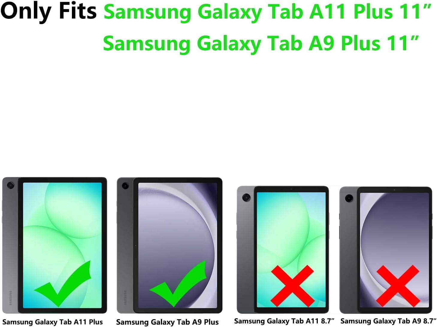 IYFFDFE-for Samsung Galaxy Tab A11+ Plus Tablet Case Magnetic Silicone ...