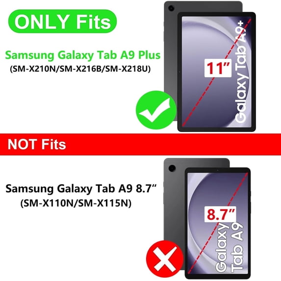 IYFFDFE-for Samsung Galaxy Tab A9 Plus Case Multiangle Stand for ...