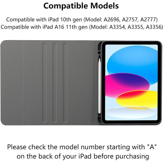 IYFFDFE-for iPad A16 11th Gen 2025/ 10th Generation 10.9 inch 2022 Case ...