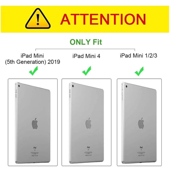 IYFFDFE-for iPad Mini 5/Mini 4 Case, iPad Mini 1/2/3 Case, Protective ...