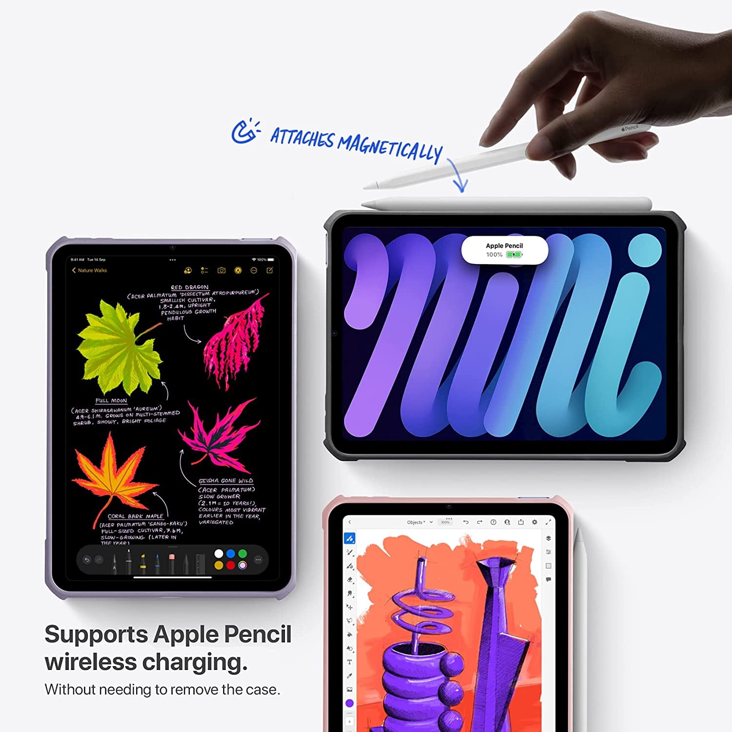 IYFFDFE-for iPad mini 7 A17 Pro Case, for iPad mini 7th/6th Generation ...