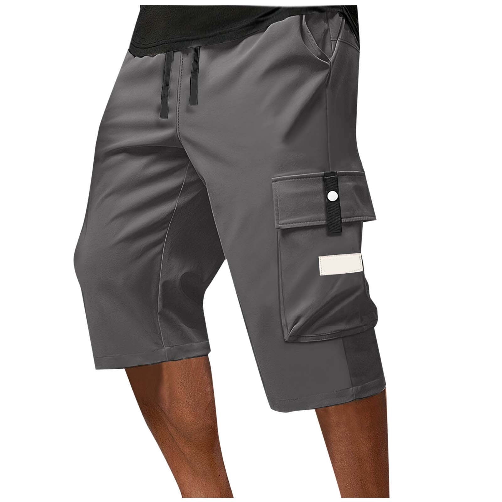 IYTR Cargo Shorts for Men Below Knee Lightweight Outdoor Long Shorts ...