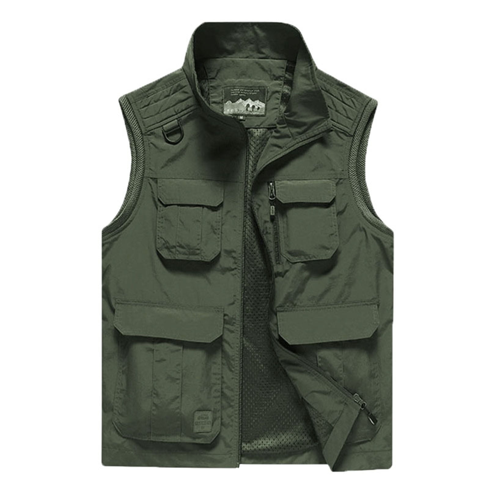 IYTR Men's Outdoor Sports Vest Lightweight Breathable Fishing Hiking ...